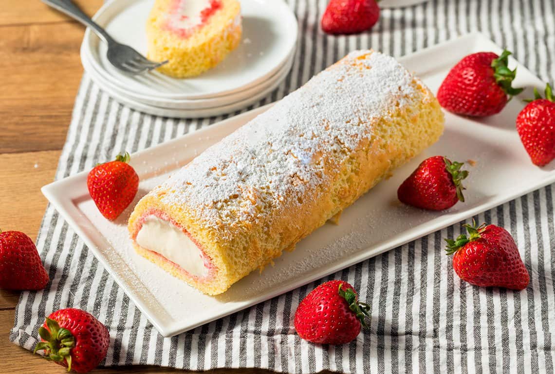 Vanilla arctic roll | Vanilla Molina